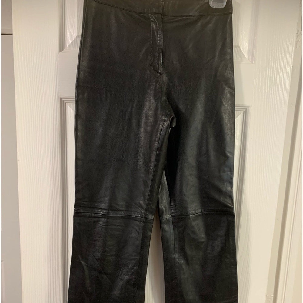 Cache Vintage Leather Pants Size:6 - Gem
